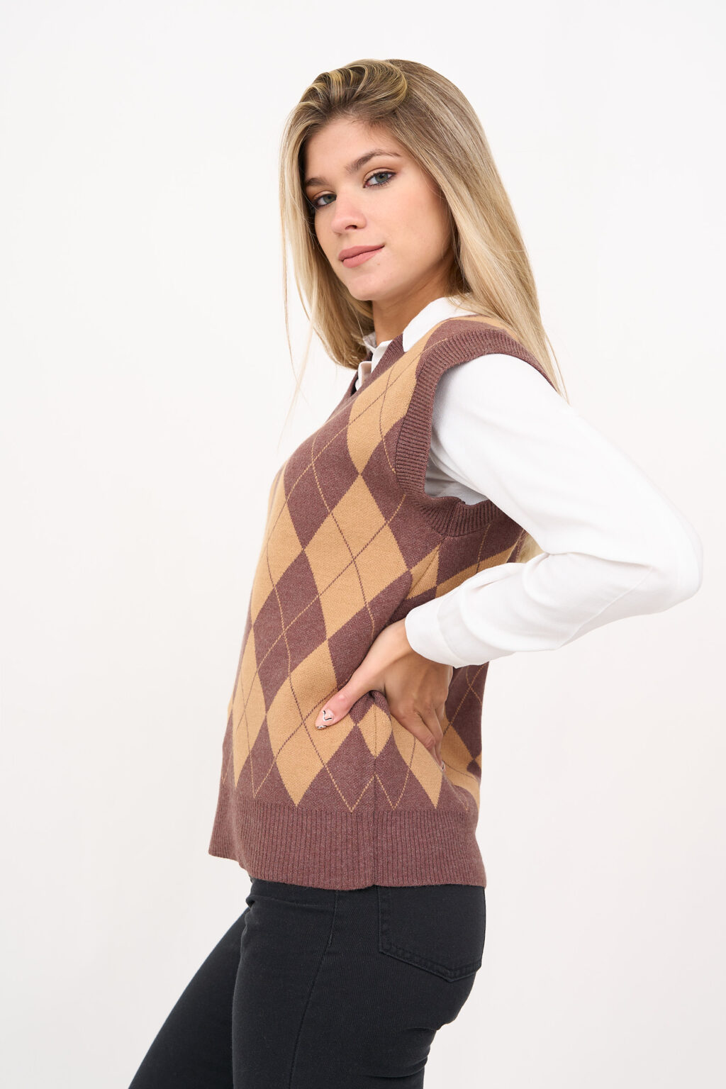 Art. #1902: Chaleco Rombo – Anelen