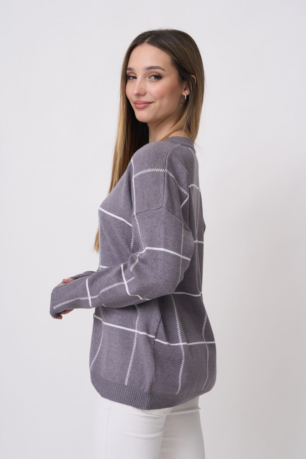 Art. #1801: Saco Cuadrado Grande Jacquard (Doble Hilado) – Anelen