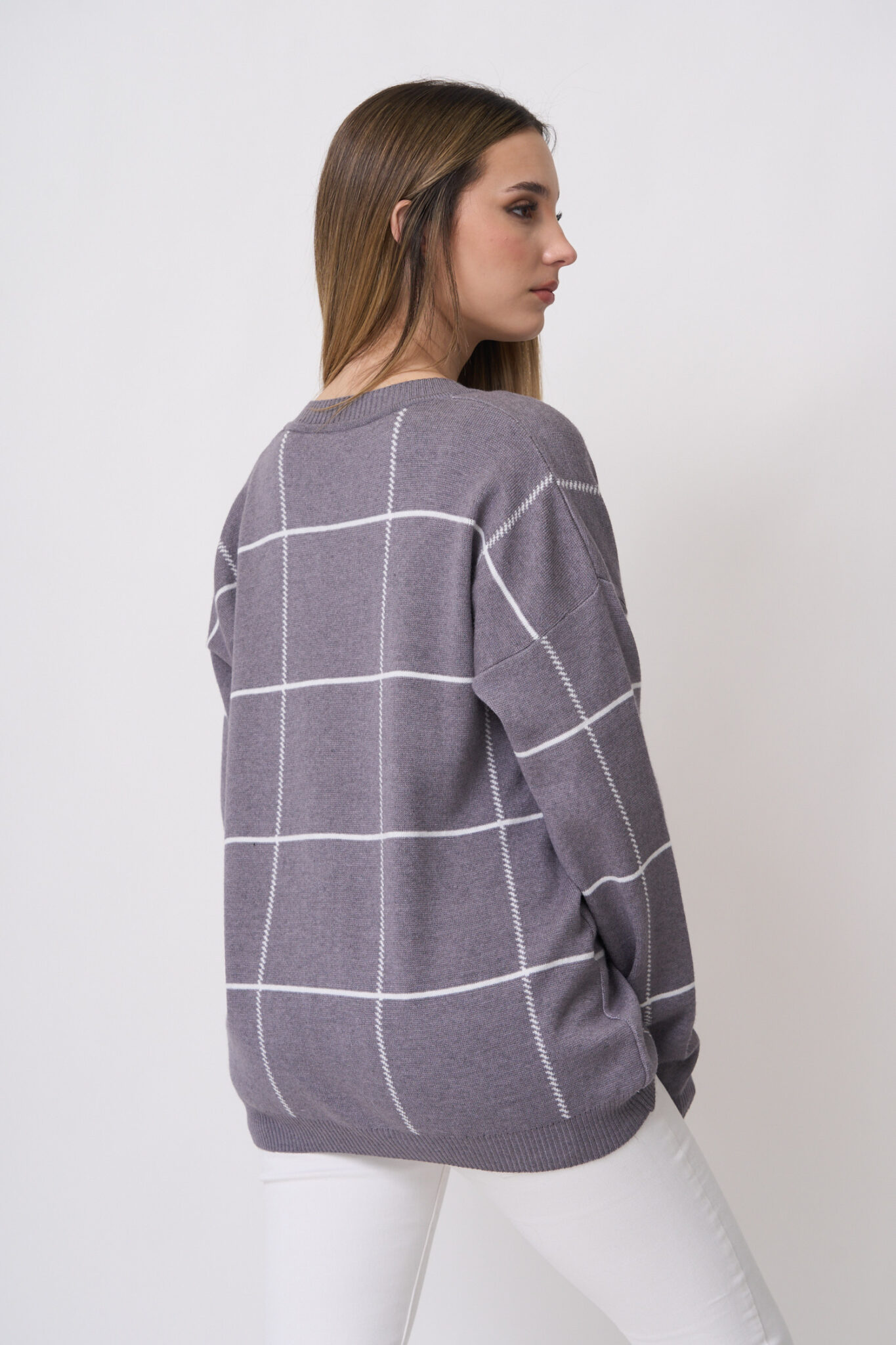 Art. #1801: Saco Cuadrado Grande Jacquard (Doble Hilado) – Anelen